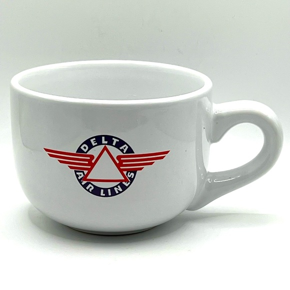 Delta Airlines | Dining | Vintage Delta Airlines Collectible White ...
